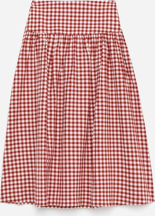 Arket Rock Aus Seersucker -Rot