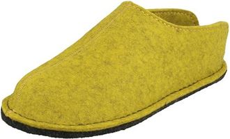 Haflinger Flair Smily 311013-0 Chaussons Mixte Adulte, Pointure:40 EU, La Couleur:Jaune