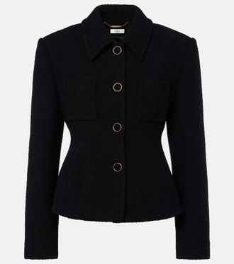 Chlo&eacute; Chlo&eacute; Veste en laine m&eacute;lang&eacute;e