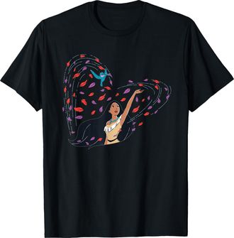 Disney Princess Pocahontas and Flit Heart T-Shirt