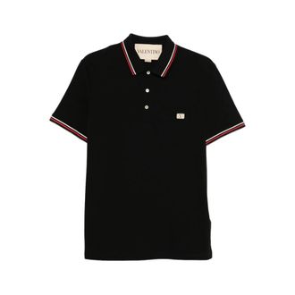 Valentino Polo Shirt - - Tops - Herren - Schwarzk - XL