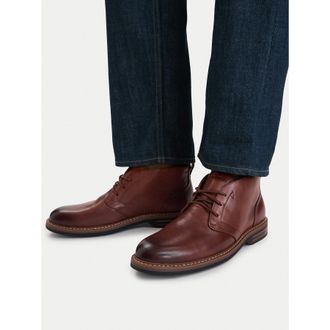 Clarks Schn&uuml;rschuhe Clarks Aldwin 2 Chukka 26320116 Braun