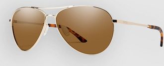 Smith Langley 2 Gold Sonnenbrille chromapop polarized brown