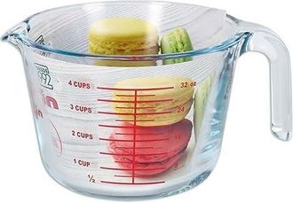 Quttin 63100 Messbecher aus Glas, Glas