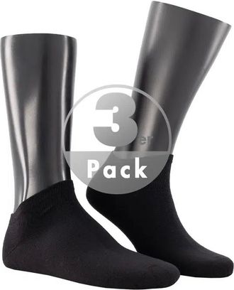 Hudson Herren Socken schwarz Baumwolle unifarben