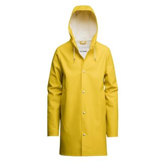 Stutterheim Safran Regenmantel Stockholm Stil - - Coats - Herren - Gelb - S