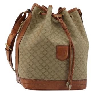 Celine Sac bandouli&egrave;re Macadam Pre-owned - Femme - Pre-owned - Beige - Taille: ONE Size