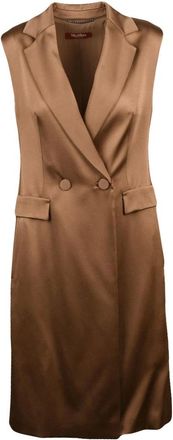 Max Mara Damen, Kleider, Braun, 2XSGr&ouml;&szlig;e