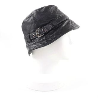 Coach Chapeau en peau de mouton Pre-owned - Femme - Pre-owned - Noir - Taille: ONE Size
