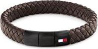 Tommy Hilfiger Jewelry Bracelet en Cuir Tressé pour Homme Couleur Marron - 2790661