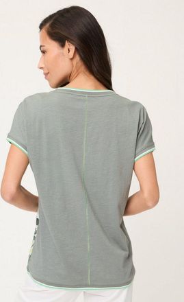 Olsen T-Shirt mit Rundhalsausschnitt und Front-Print