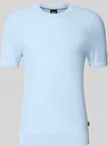 HUGO BOSS Regular Fit T-Shirt aus Strick Modell H-NALON