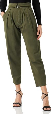 Pinko Damen Ingaggio Gabardina M Hose, x20_grün Gewehr, 52