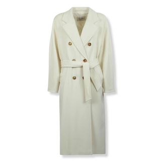 Max Mara Damen, M&auml;ntel, Wei&szlig;, SGr&ouml;&szlig;e