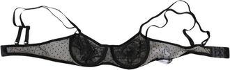 Dolce & Gabbana Femme, Sous-v&ecirc;tements, Noir, Taille: 38 FR Soutien-gorge balconnet &agrave; armatures fleuri