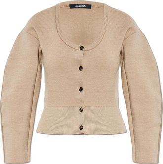 Jacquemus Damen, Strickwaren, Beige, XSGröße