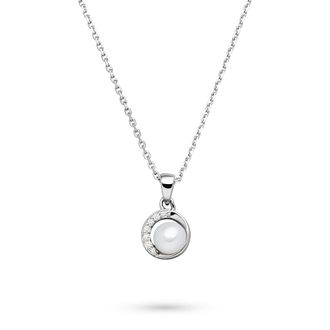 s.Oliver Necklace - Elegante Halskette aus poliertem 925er Silber - Silber - Ankerkette 42 cm - wasserfest & hautfreundlich