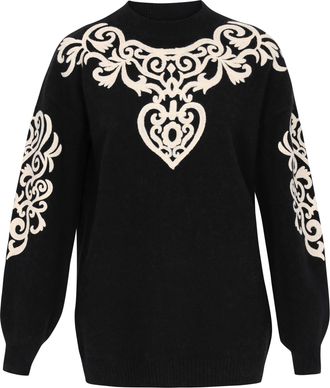 Usha Pullover Frauen Schwarz