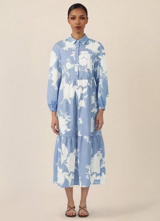 Apart Midikleid mit floralem Allover-Print