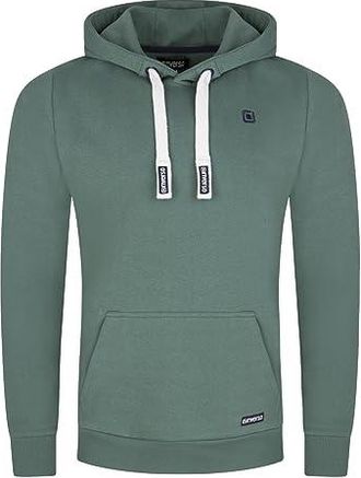 Riverso RIVLinus Sweat à capuche pour homme Coupe droite Gris Marron Vert Rouge Bleu Noir S M L XL 2XL 3XL 4XL 5XL, vert sapin, 5XL