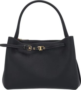 Tod's Tods Hobo Bags - Handbag In Black Calfskin, Top Handle - Gr. unisize - in Schwarz - f&uuml;r Damen