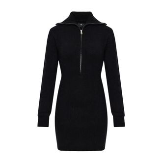 Anine Bing June Trucker Collar Kleid - - Dresses - Damen - Schwarzk - XS