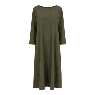 Pomandere Ausgestelltes Maxikleid - - Dresses - Damen - Gr&uuml;n - L