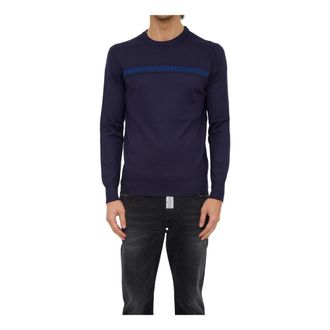 Dirk Bikkembergs Blaues Hemd Stilvolle L&auml;ssige Mode - - Knitwear - Herren - Blau - S