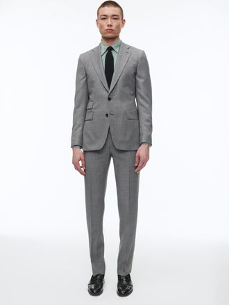 Fursac Costume en caviar de laine grise - Taille 44 - Homme