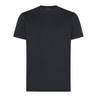 Peuterey Homme, Tops, Bleu, Taille: S T-shirt en piqu&eacute; extensible en coton et soie