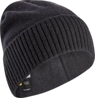 Camel Active Herren Beanie aus Reiner Lammwolle Schwarz, Menswear-OS