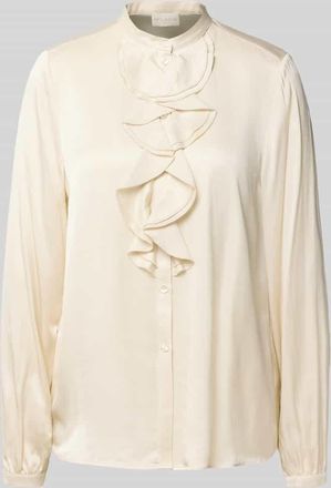 Milano Regular Fit Bluse mit Rüschen