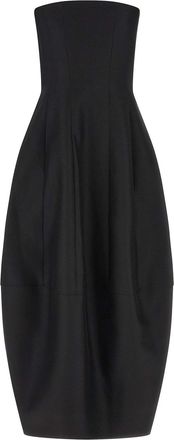 Khaite Knielanges Kleid - Schwarz