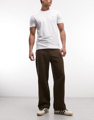 AllSaints Taiko - Relaxed-Fit-Hose in Hellbraun