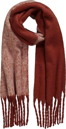 Ulla Popken Damen Boucle Streifen Schal, Bernstein, Einheitsgr&ouml;&szlig;e