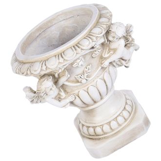 Hemoton 1 Stück Engelsvase Engelendekor Engel Pflanzer Großer Topf Blumenkübel Im Freien Cherub-gartenpflanzgefäße Im Freien Engeltopf Engel-pflanzentöpfe Blu