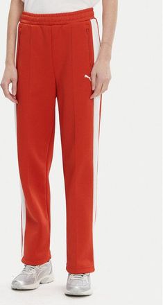 Puma Jogginghose T7 Always On 629797 Rot Straight Fit