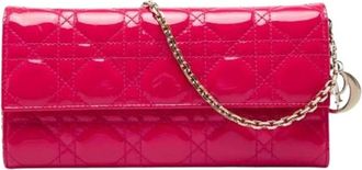 Dior Pre-owned Wallet on Chain - Femme - Pre-owned - Rose - Taille: ONE Size