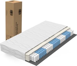 Liberte Matelas 180x200 Ressorts Ensach&eacute;s 7 Zones H3 20 cm OEKO-TEX Soutien Ergonomique