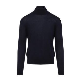 Saint Laurent Rollkragenpullover - - Knitwear - Herren - Blau - L