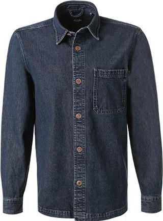 Joop Herren Jeanshemd blau Baumwoll-Stretch