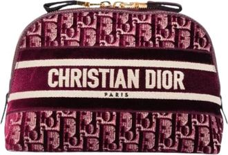 Dior Pre-owned Pochette en velours - Femme - Pre-owned - Rouge - Taille: ONE Size