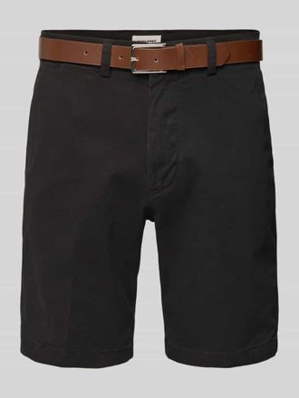 Jack & Jones Regular Fit Chino-Shorts mit G&uuml;rtel Modell MARCO FRANCO