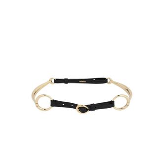 Paco Rabanne Ring Lederg&uuml;rtel - - Accessories - Damen - Gelb - ONE SIZE