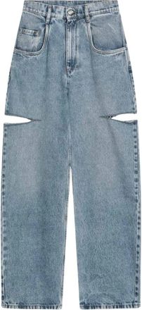Maison Margiela Femme, Jeans, Bleu, Taille: 32 FR Loose-fit Jeans