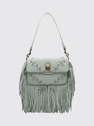 Kurt Geiger Mini sac port&eacute; &eacute;paule Oxford en cuir avec franges et strass
