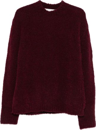 Amaranto pull à col rond - Rouge