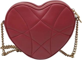 Dolce & Gabbana Sac bandouli&egrave;re en cuir en forme de coeur Devotion Pre-owned - Femme - Pre-owned - Rouge - Taille: ONE Size