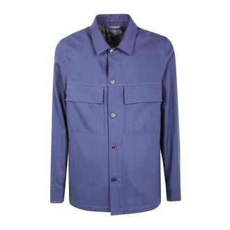 Paul Smith Homme, Vestes, Bleu, Taille: L Veste Chemise en Laine