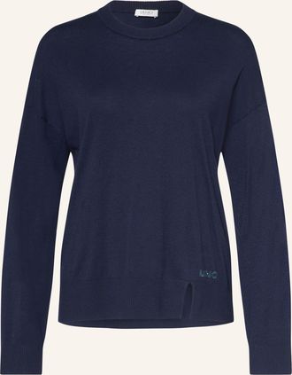 Liu Jo Liu Jo Pullover Mit Schmucksteinen blau